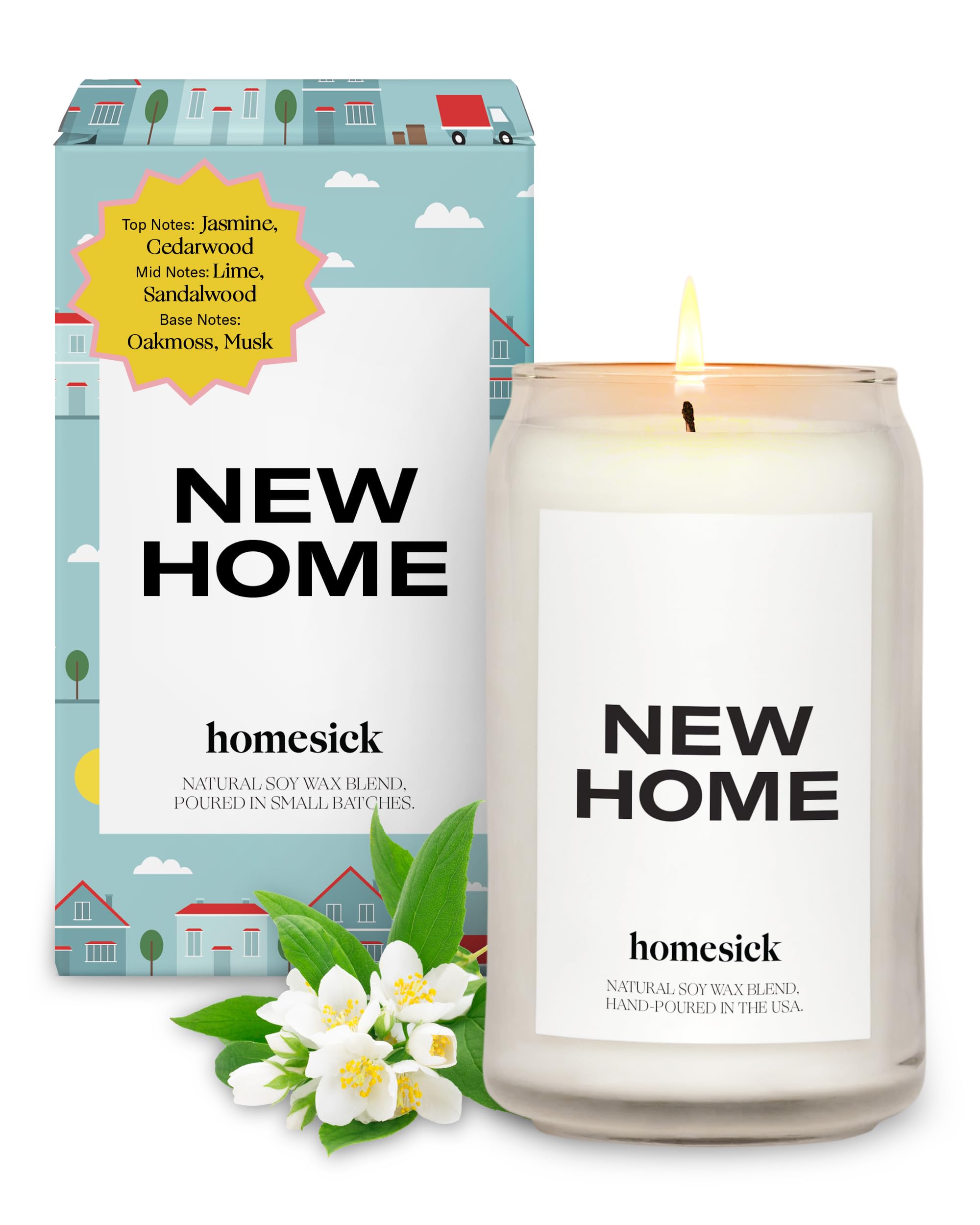 Homesick Scented Candles for Home (New Home) - 13.75 oz Long-Lasting ...