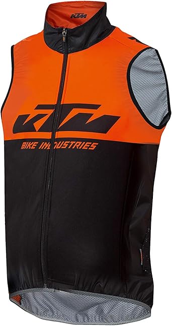 KTM Factory Team Windbreaker senza maniche XW con catarifrangente ...