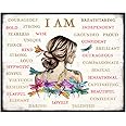 Amazon.com: Motivational poster Boho-chic Wall Art & Decor - I Am ...