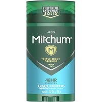 Mitchum Men Stick Solid Antiperspirant Deodorant, for Men, 2.7oz ...