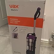 Vax Mach Air Upright Vacuum Cleaner, 1.5 Liters, Purple: Amazon.co.uk ...