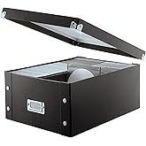 Amazon.com: Snap-N-Store CD Storage Box - Pack of 1/2 - Durable Disc ...