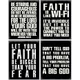 Amazon.com: spiritual Religious Scripture Wall Art - masculine ...