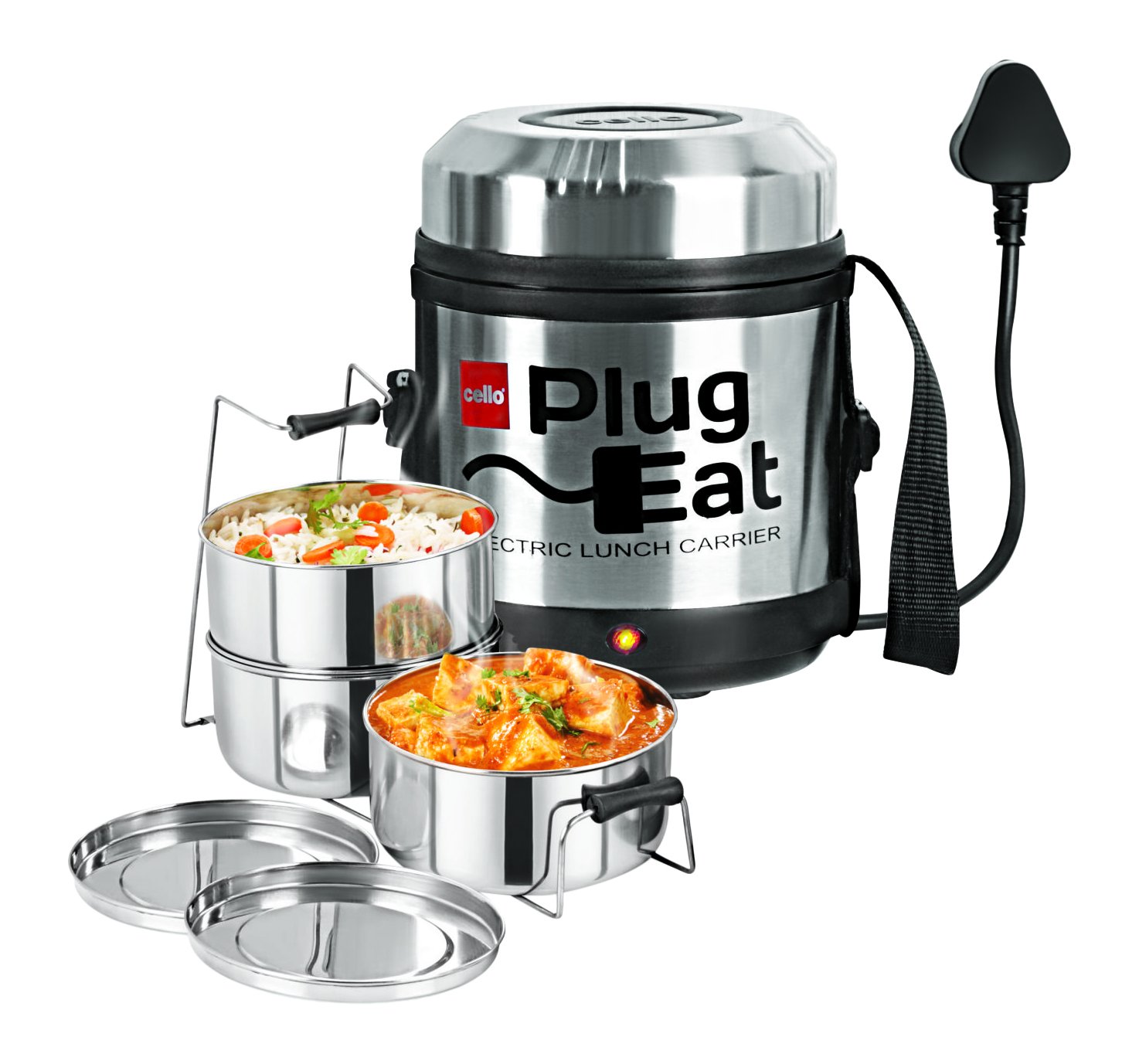 Buy Cello Electro 3 Electric Lunch Box 3 Containers Online At Low Buy Cello Electro 3 Electric Lunch Box 3 Containers Online At Low