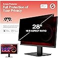 Amazon.com: BERSEM 28 Inch Monitor Computer Privacy Screen Filter for ...
