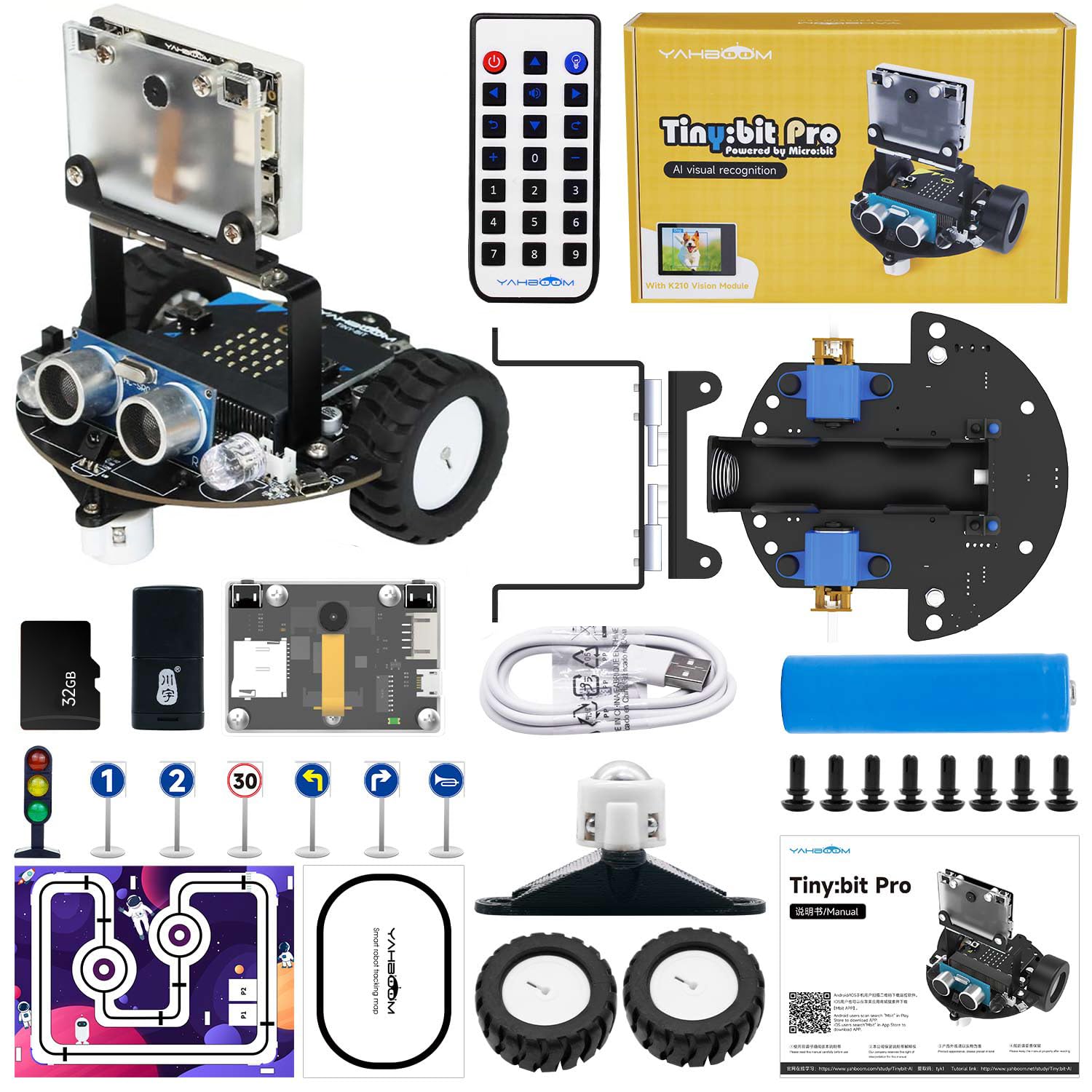Mua Yahboom Microbit Tinybit-Pro Programming Robot Makecode Graphical Programming Course STEM ...