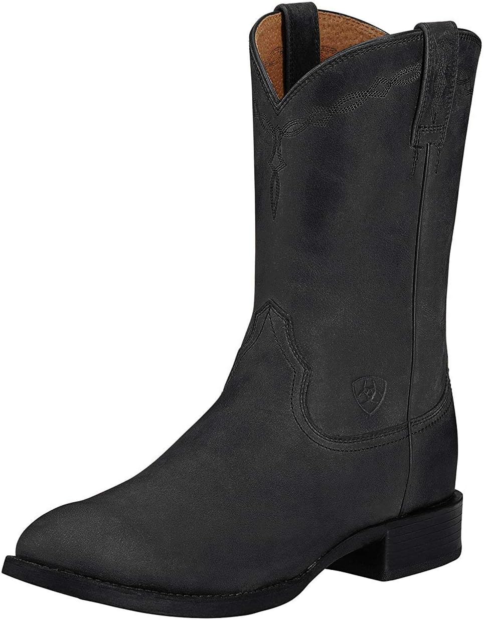 Ariat Heritage Roper - Botas impermeables, para hombre, Negro, 14 EE US ...