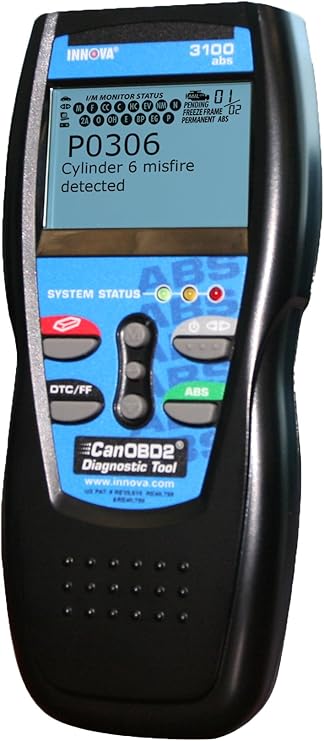 INNOVA 3100 Diagnostic Scan Tool/Code Reader with ABS and Battery ...