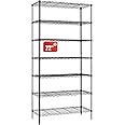 Amazon.com: Finnhomy 7-Tier Wire Shelving Unit Adjustable Steel Wire ...