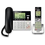 VTech CS6949-2 DECT 6.0 Corded/2-Cordless Telephone System, Black ...