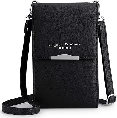 Women Crossbody Phone Bag Small PU Leather Cellphone Purse Wallet Pouch Newshows: Handbags ...