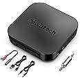 Amazon.com: Swiitech Bluetooth Transmitter Receiver, 2-in-1 AUX, V5.0 Bluetooth Adapter for TV ...