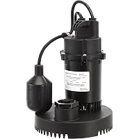 Flotec FPZS50T Submersible Sump Pump with Tethered Float Switch, 4200 ...
