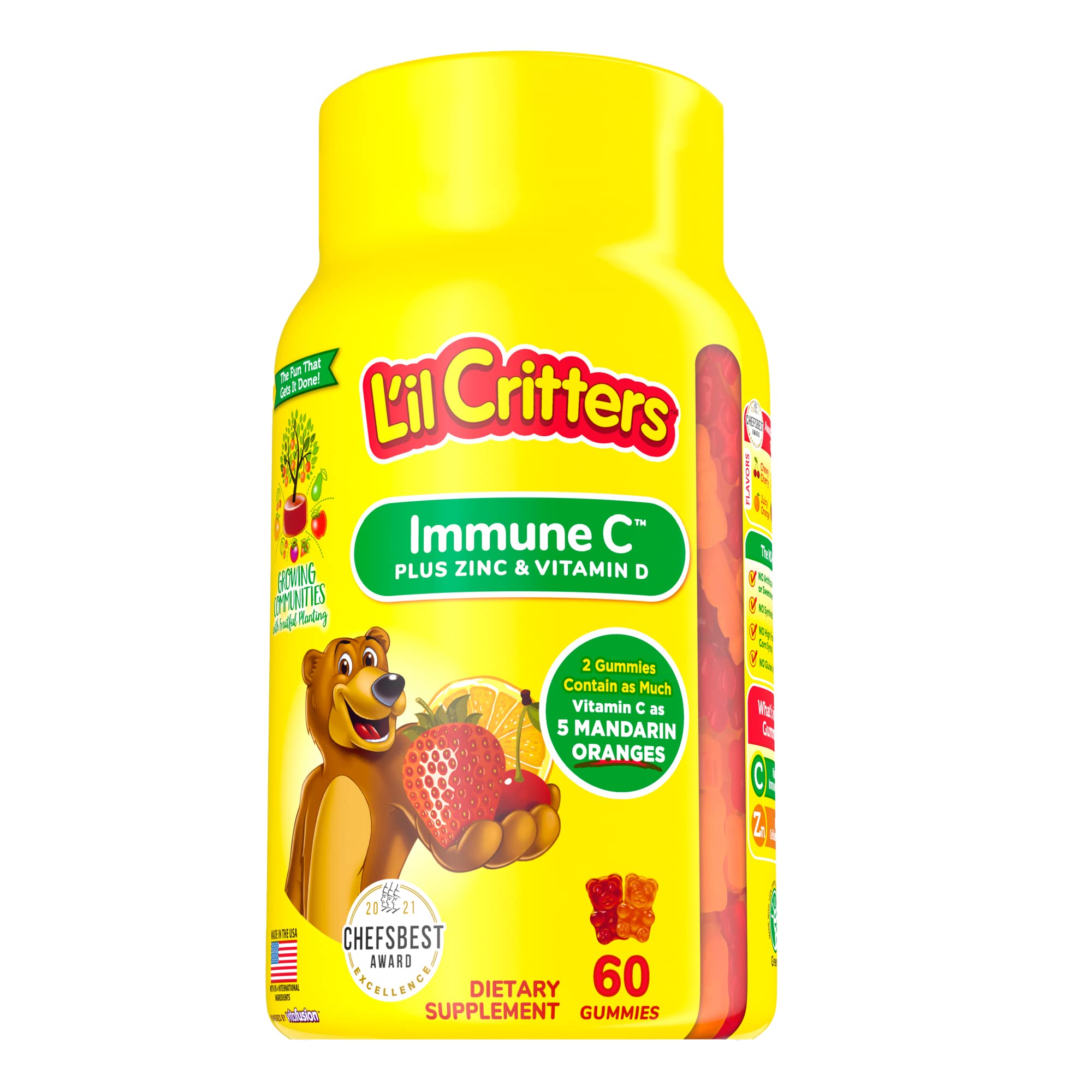 Mua L'il Critters Gummies Immune C Plus Zinc and Vitamin D 60 Ea trên ...