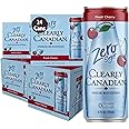 Amazon.com: Clearly Canadian Zero Fresh Cherry - Agua con gas de cereza, paquete de 24 (regular ...