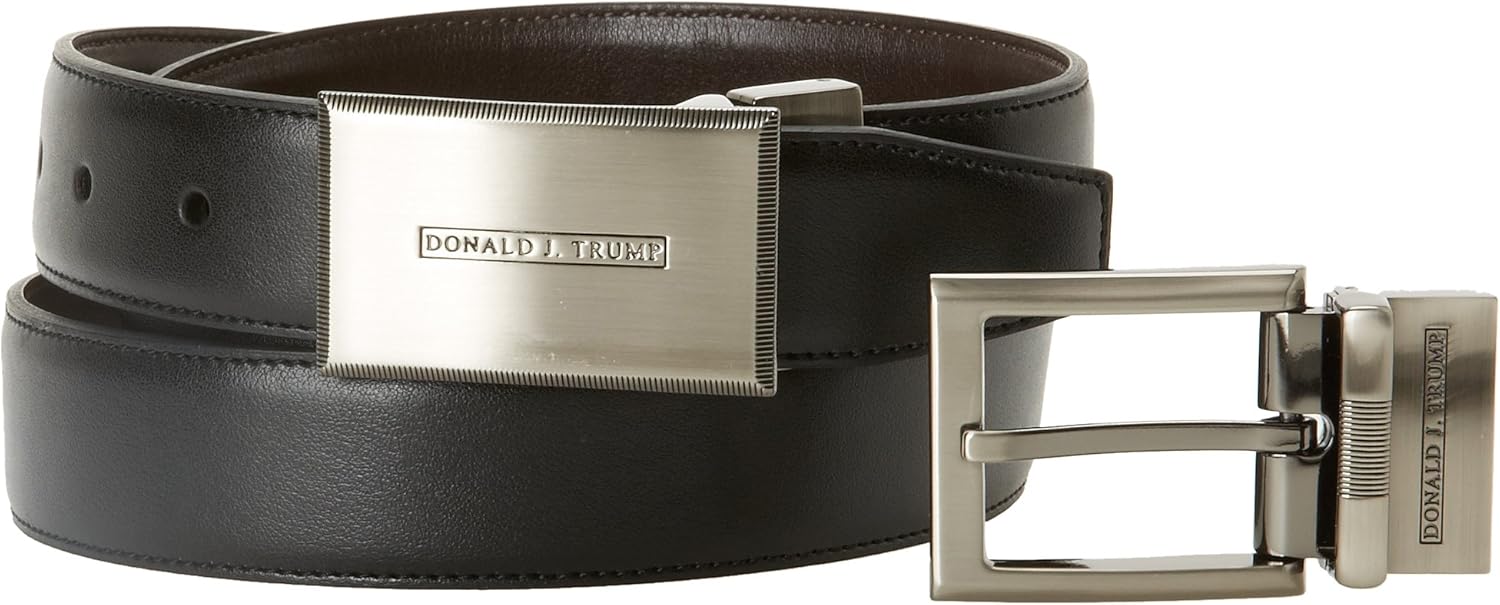 Donald Trump Men's Box Reversible Belt Set at Amazon Men’s Clothing ...