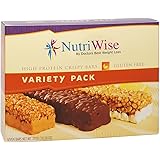 Amazon.com: NutriWise - Variety Pack Diet Protein Bars (7 bars): Health & Personal Care