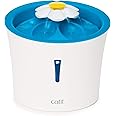 Catit LED Flower, Cat Water Fountain with Triple Action Filter, Blue 3L ...