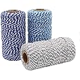 Amazon.com: Tenn Well Bakers String, 984 Feet 2mm Striped Cotton Twine ...