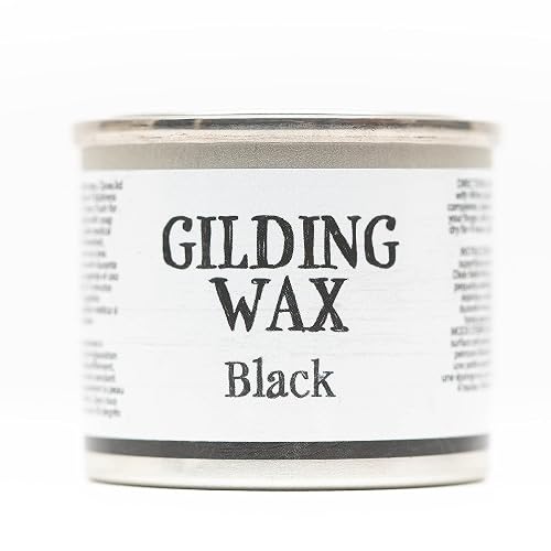 Dixie Belle Gilding Wax | Black | Oil-Based Metallic Luxury Luster for ...