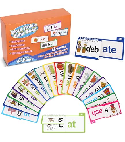 Interactive Reading Tools For Kids Read And Rhyme Flip Books - 30 Word ...