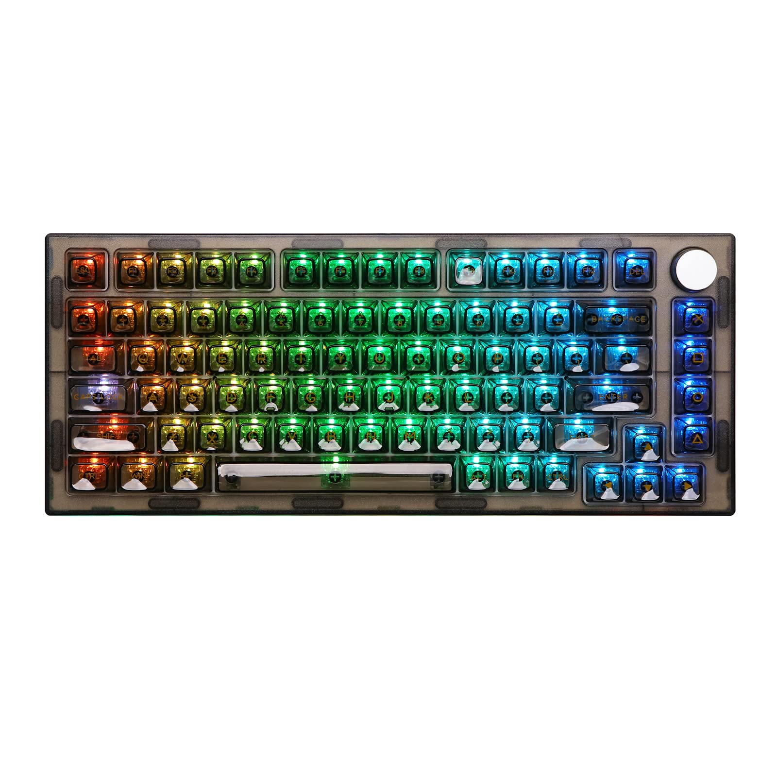 Mua EPOMAKER Airy 143 Keys ESA Profile ANSI ISO Layout Clear Shine ...