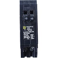 SQUARE D HOMT1515 TYPE HOMT HOMELINE 1P 15 AMP TANDEM DUPLEX CIRCUIT ...