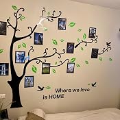 Alicemall Stickers Autocollants Muraux Amovibles 3D en Acrylique Arbre ...