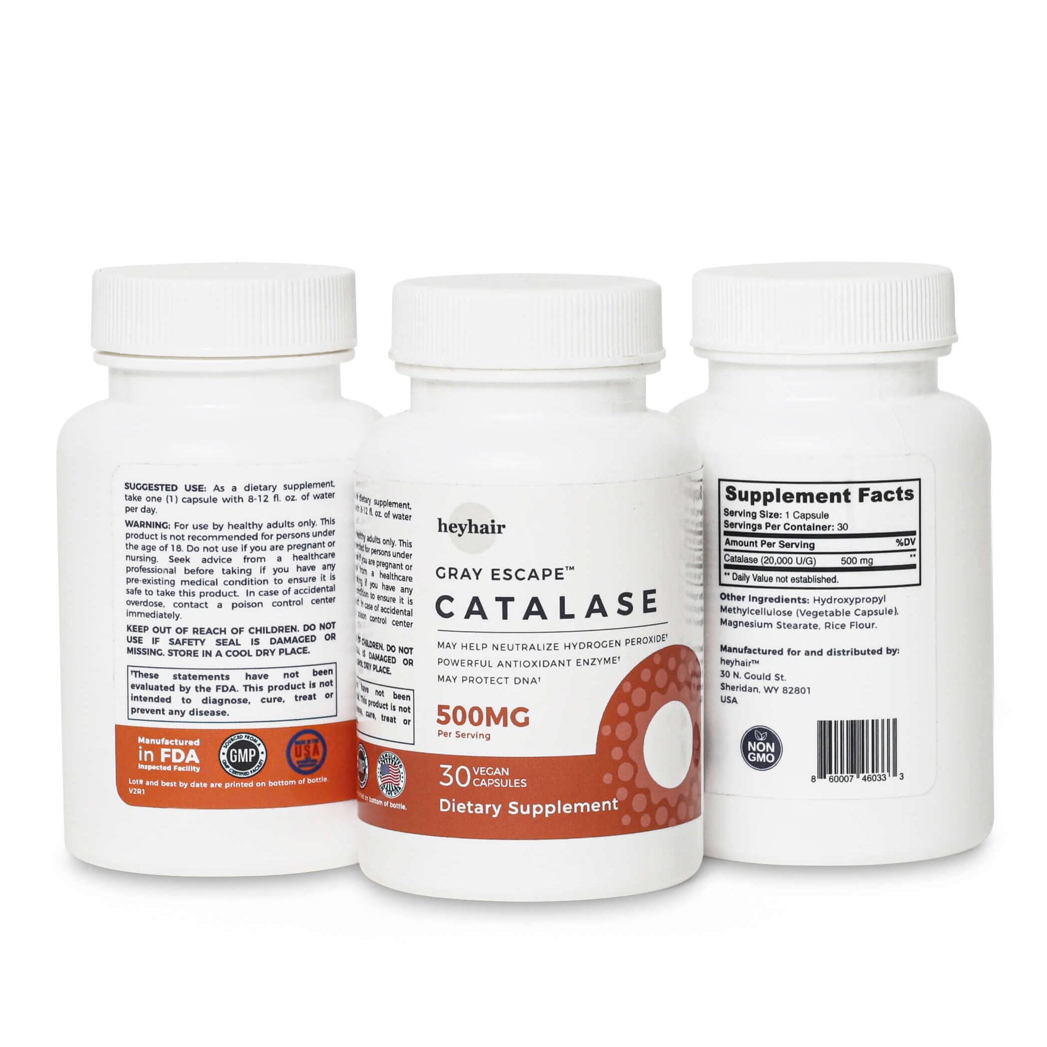Mua heyhair Catalase Supplement - 20,000 IU Per Serving, 500mg - Ultra ...