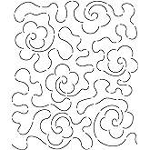 Amazon.com: Quilting Creations Loop and Stipple Sashing Quilt Stencil, 2-1/2"
