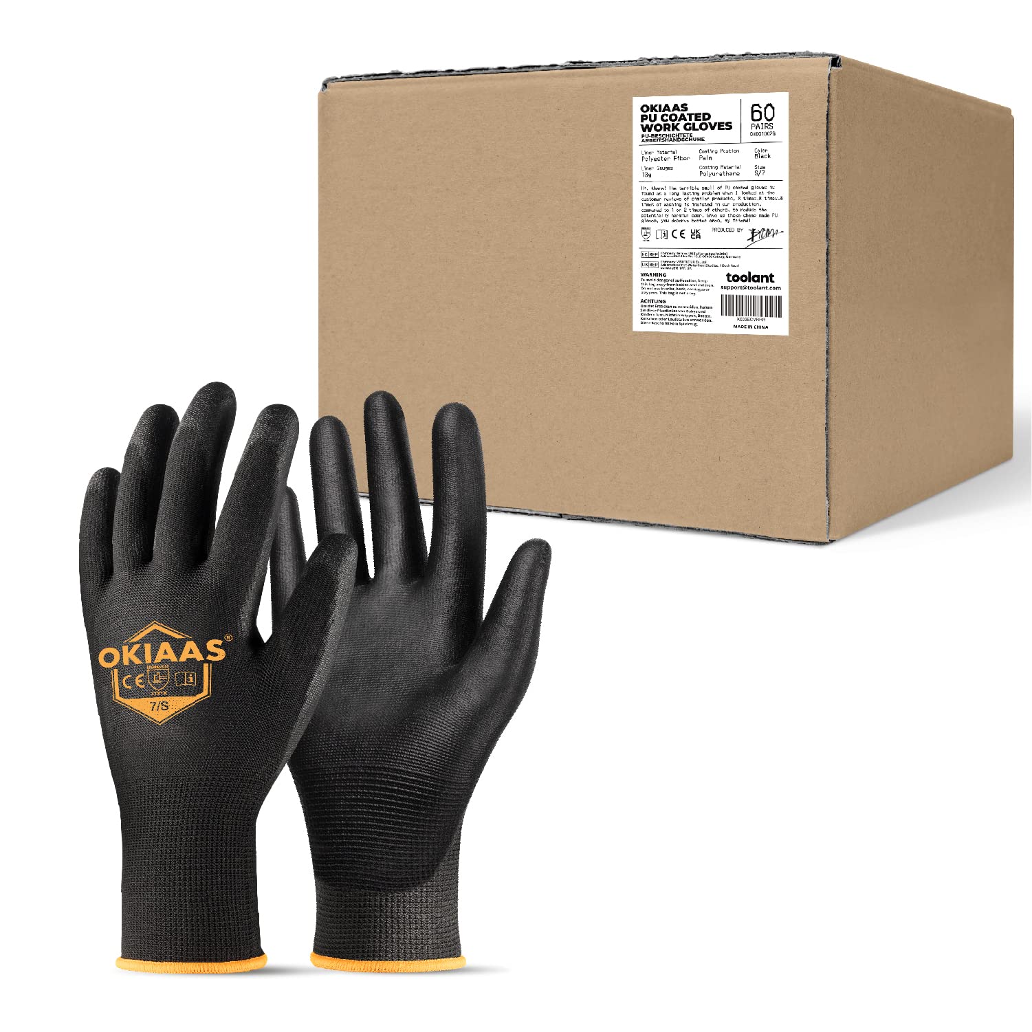 OKIAAS Work Gloves for Men?Ultra Thin and Lightweight Working Gloves ...