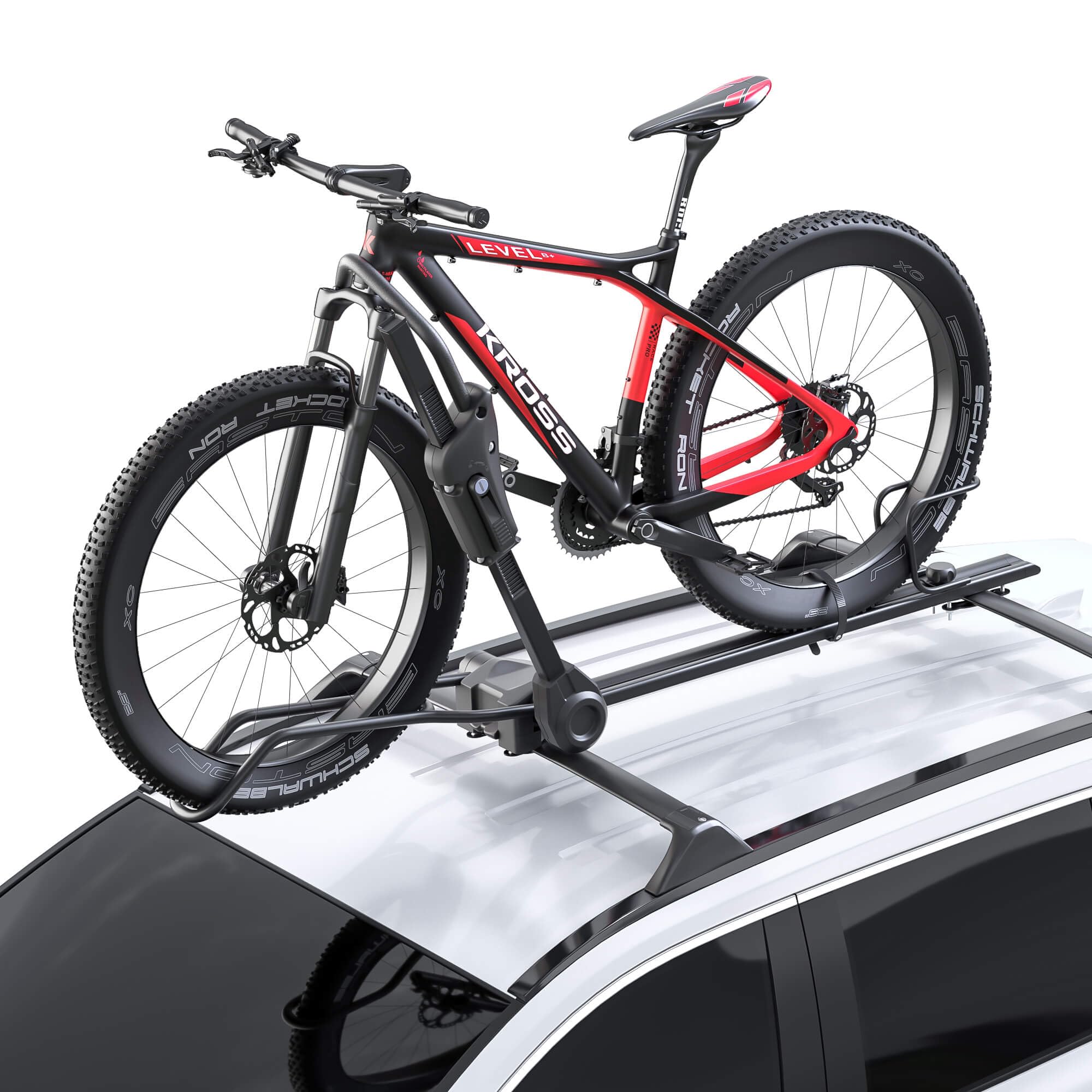 HOPE YOU READY Car Rooftop Mount Upright Roof Bike Rack, 1 Bike ...