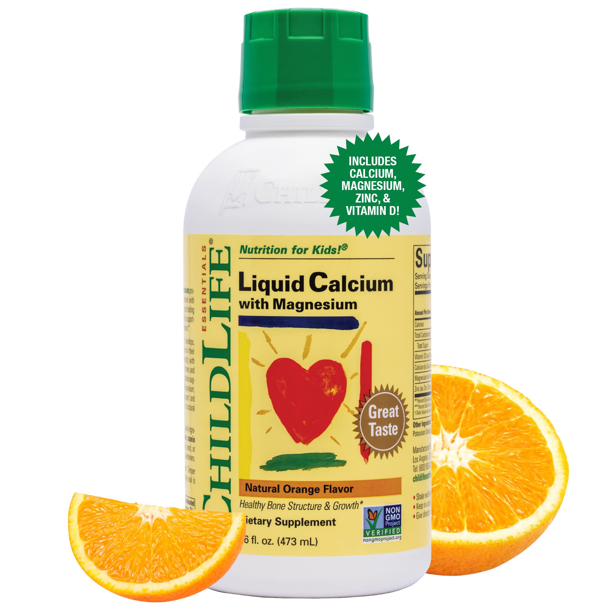 Mua Child Life Liquid Calcium/Magnesium,Natural Orange Flavor Plastic ...