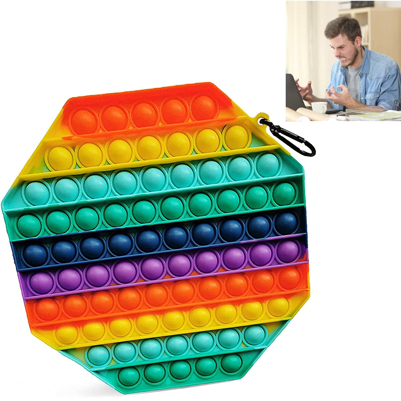 Gm Smoke Giant Pop It Fidget Toy Large Pop It | Desertcart Bahamas