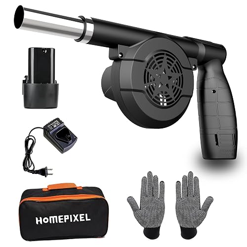 homepixel Wireless Electric Bellows Portable Fireplace Tools Air Blower ...