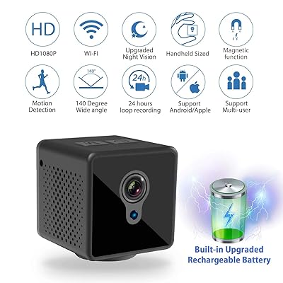 Buy Relohas Mini Spy Hidden Camera, 1080P Spy Camera Wireless Hidden ...