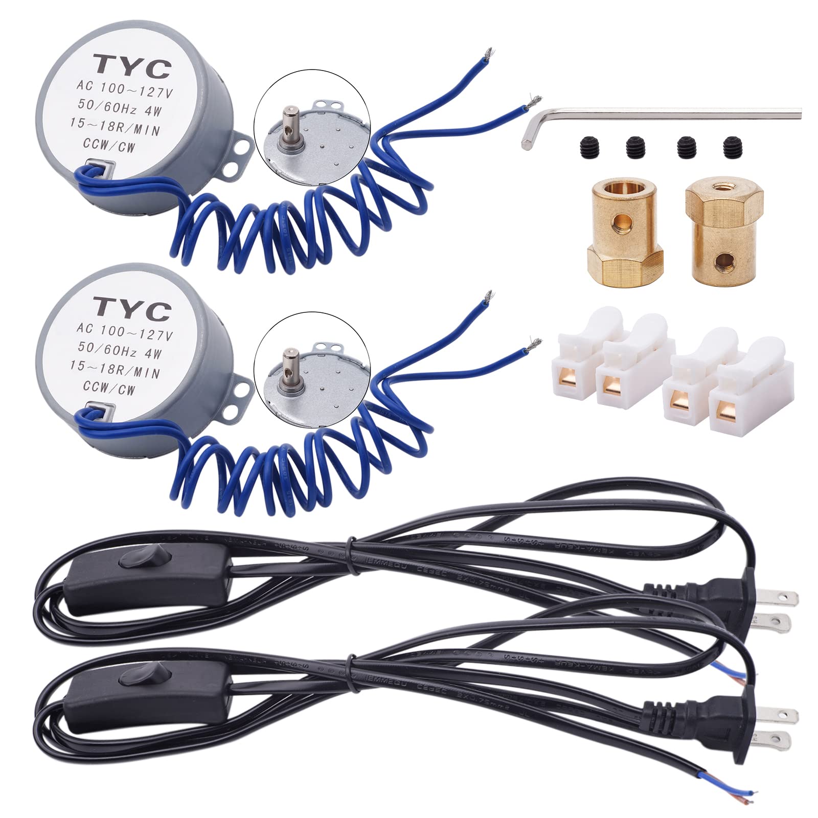 Mua 2Pcs Synchronous Motor Kit Synchron Electric Motor Turntable Motor ...