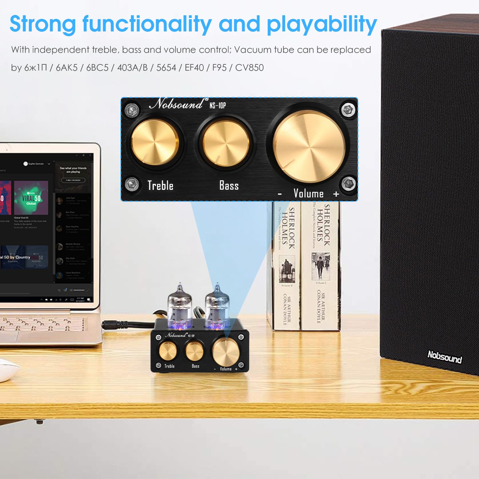 Mua Nobsound NS-10P Mini Preamplifier Valve Tube Preamp Audio Hi-Fi ...