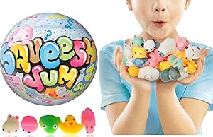 Amazon.com: Mochi Squishy Animals Surprise Toys for Girls Collection Squish Yum Jiggly Fun (1 ...