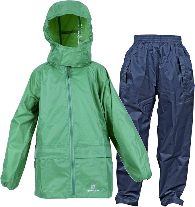 Dry Kids Waterproof Suit - Comprising of Packaway Jacket and Over ...