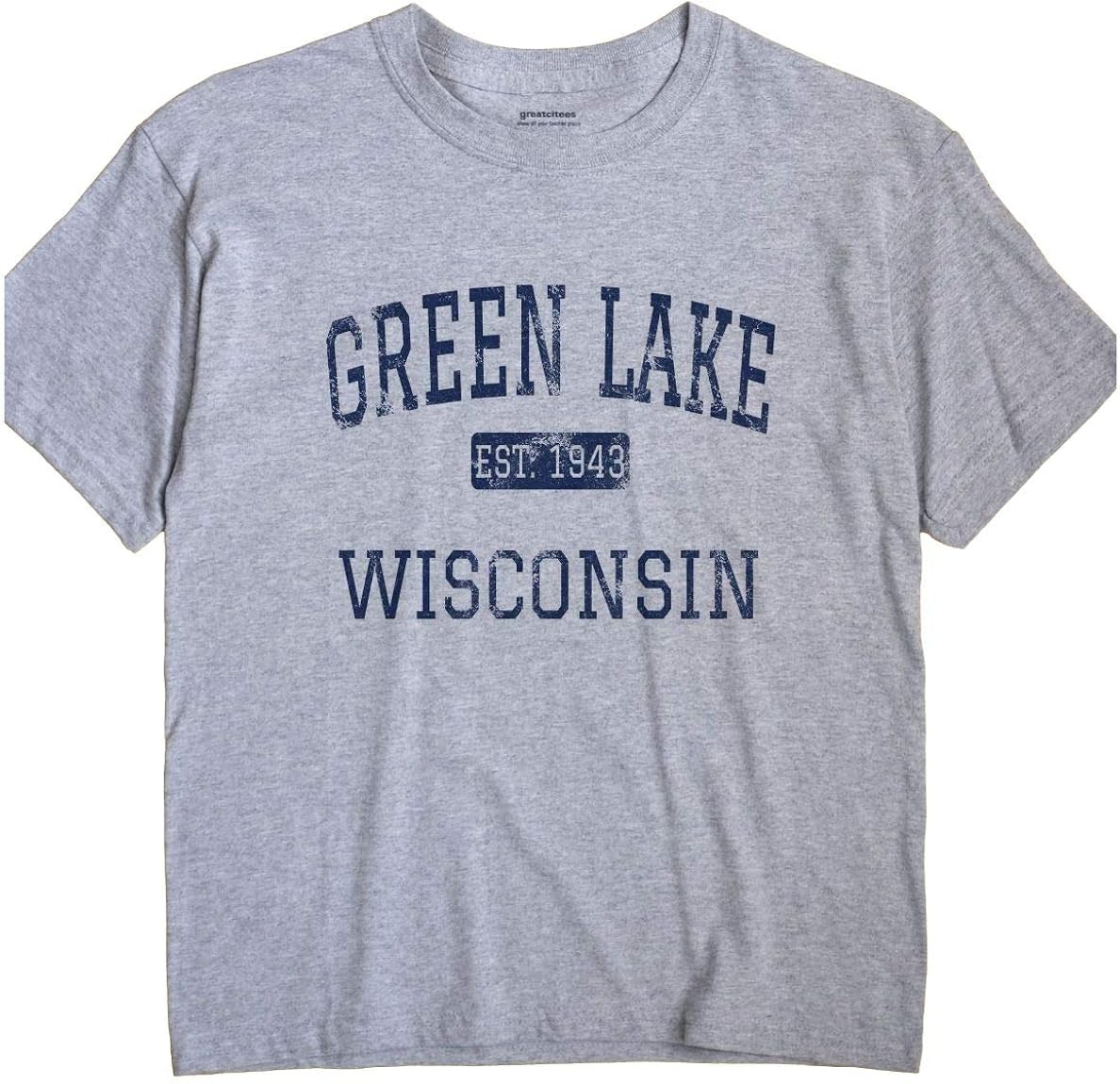 Amazon.com: Green Lake Wisconsin T-Shirt EST: Clothing