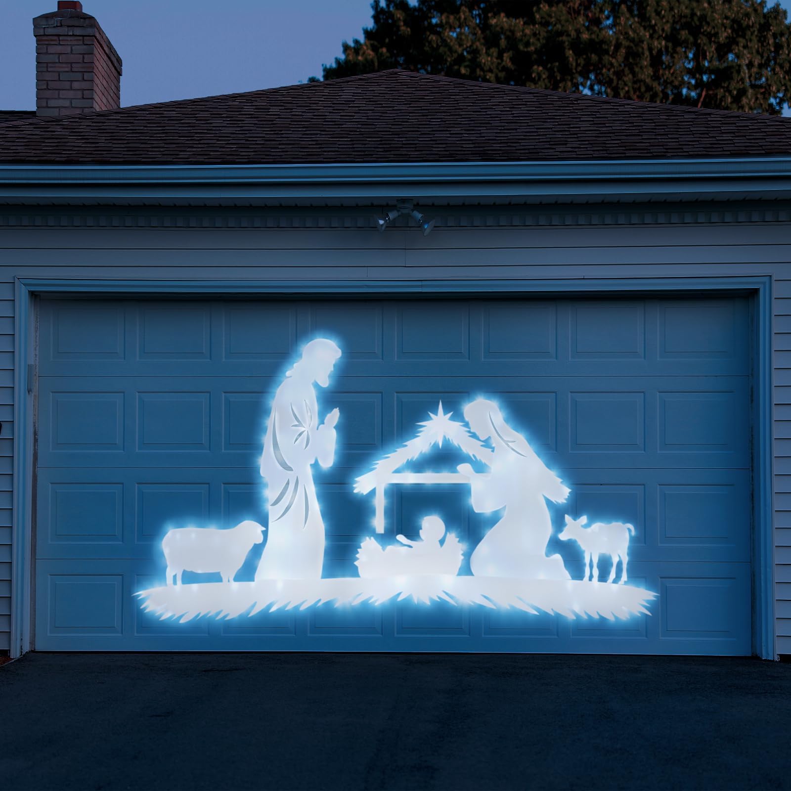 VABAMNA Lighted Nativity Christmas Decorations Outdoor, Large Christmas ...