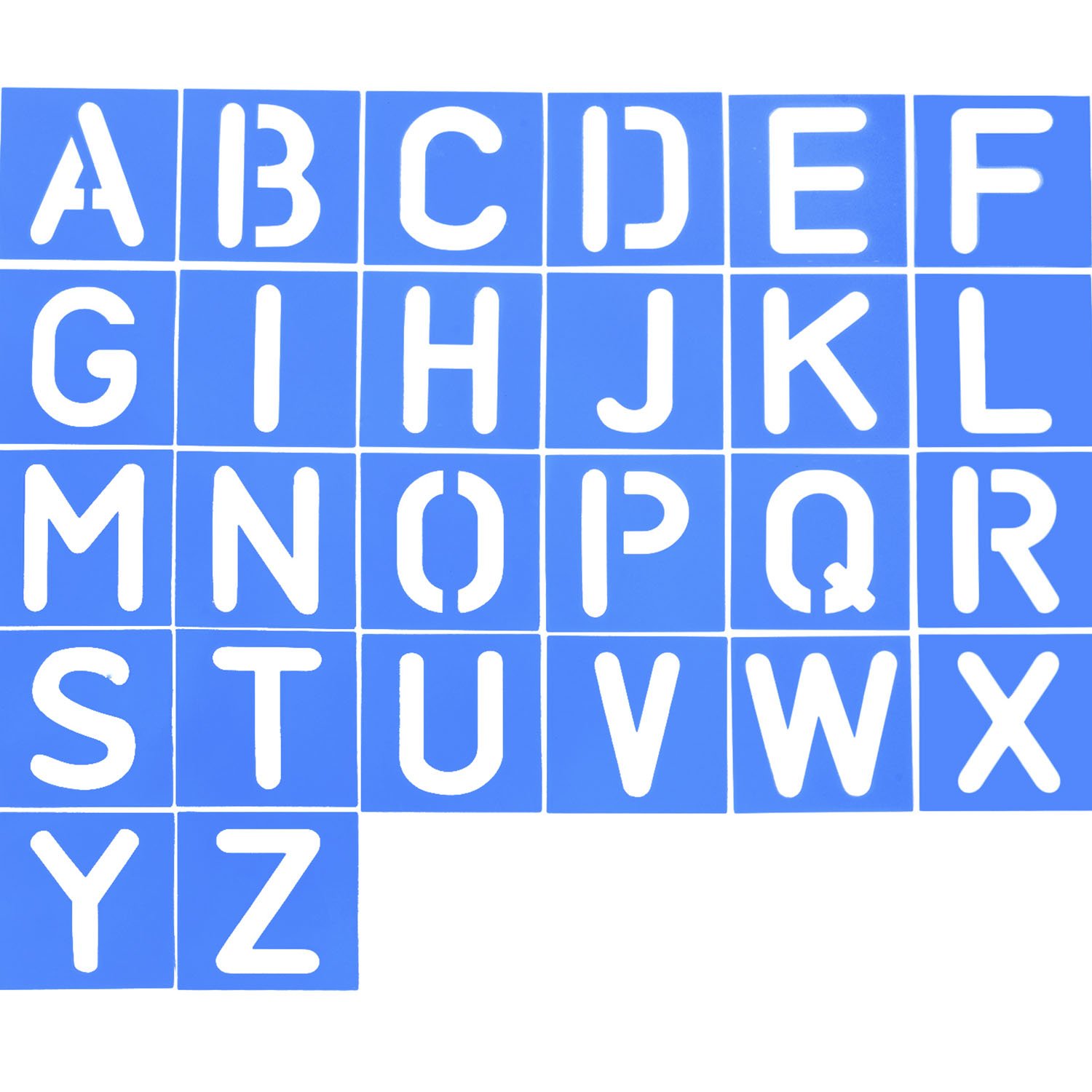 Plastic Letter Stencil Templates Aletters one