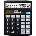 Amazon.com : Calculator, Deli Standard Function Desktop Calculators with 12 Digit Large LCD ...