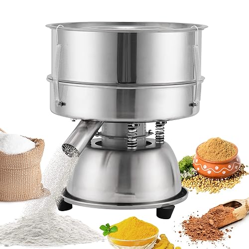 YUCHENGTECH Automatic Sieve Shaker Automatic P-o-w-d-e-r Sifter ...