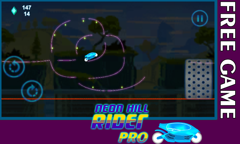 Neon Hill Rider Pro | New neon Rider game | Best game:Amazon.com ...