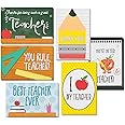 Amazon.com : 48 Pack Teacher Appreciation Cards 4x6, Thank You Gift ...