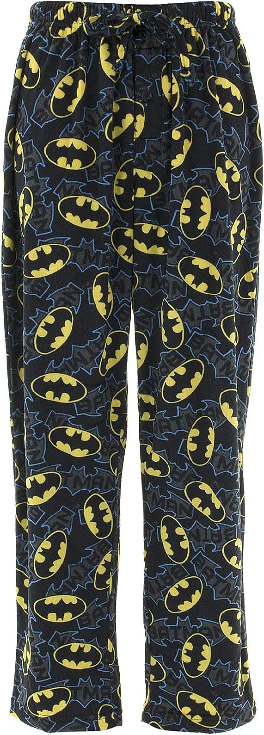 DC Comics Men's Batman Lounge Pants, Batman Black, M: Buy Online at ...