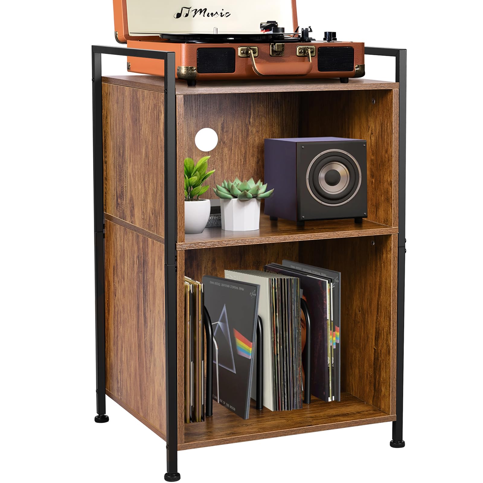 Mua BOEASTER Record Player Stand, Large 3-Tier Turntable Stand with ...