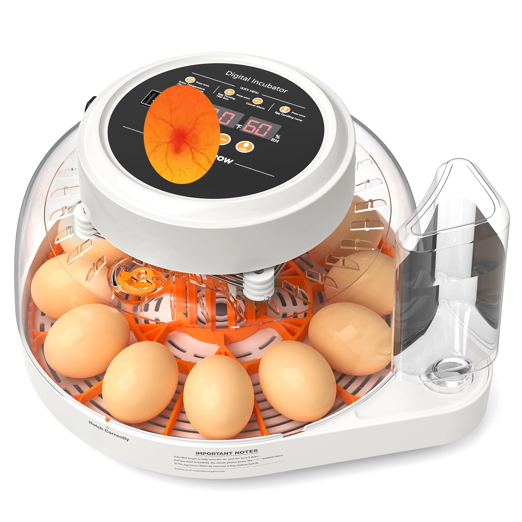 Mua 12 Egg Incubator for Hatching Eggs with Humidity Display, Automatic ...